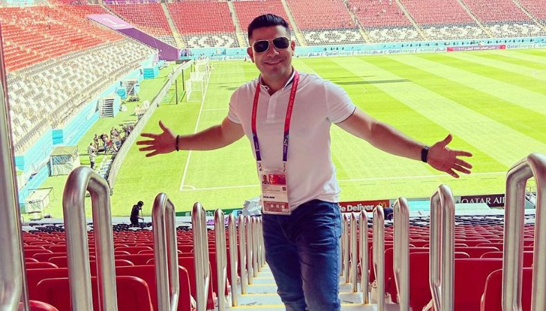 Carlos Iraheta con una leyenda del fútbol mundial - TCS Ahora ...